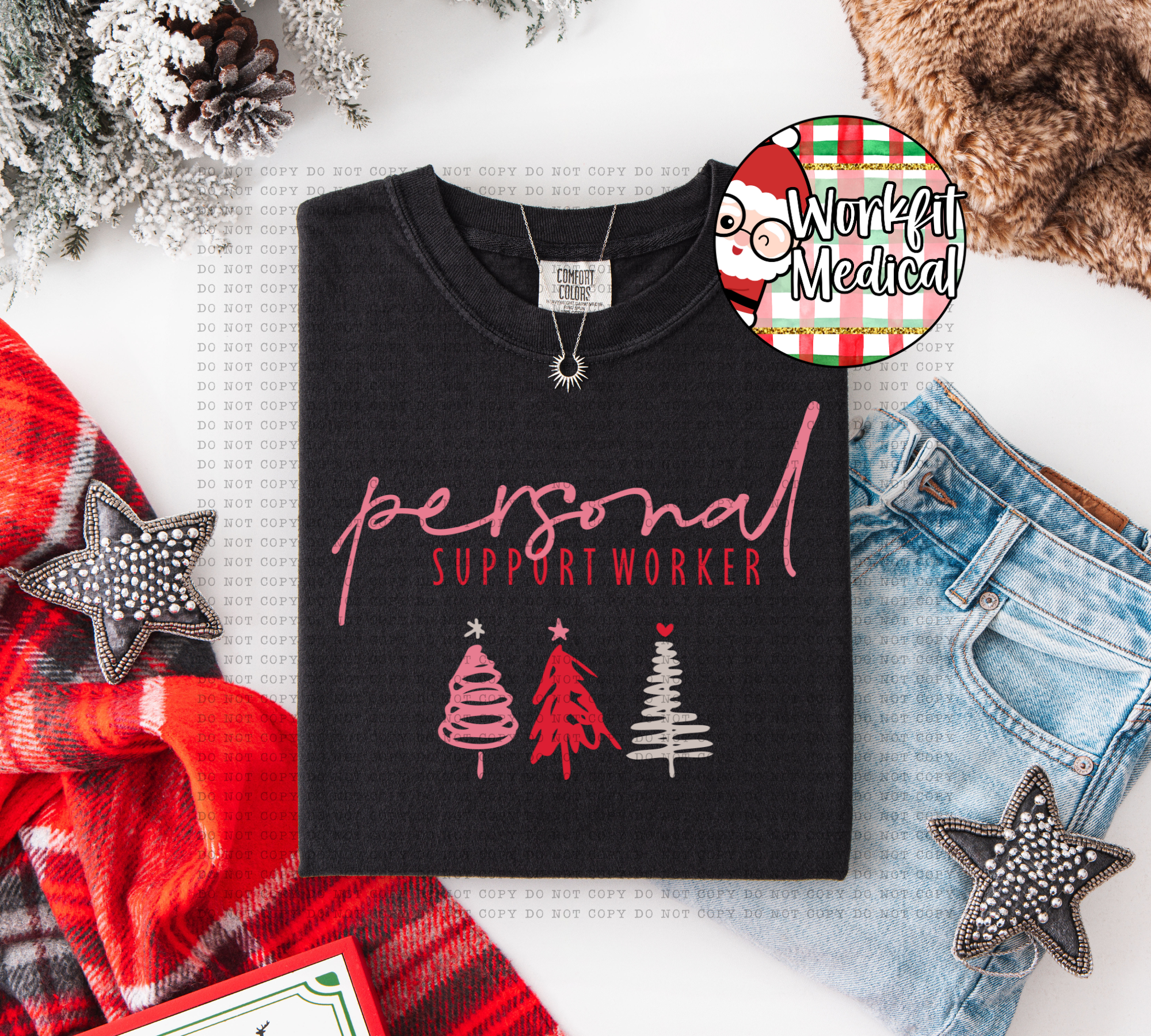 Medical Christmas PSW – Work Fit Scrubs