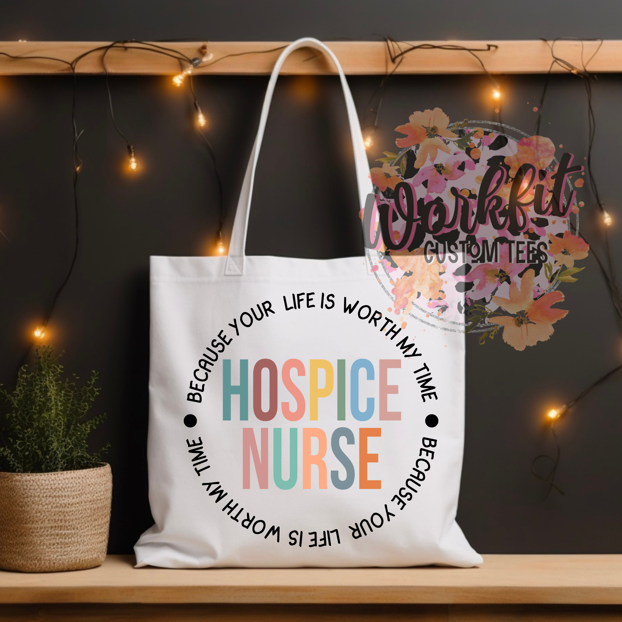 Hospice Nurse Tote Bag – Work Fit Scrubs